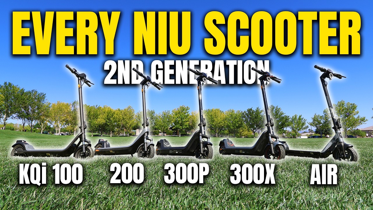 Exploring NIU's Latest Scooters: Full KQi Gen 2 Lineup Comparison!
